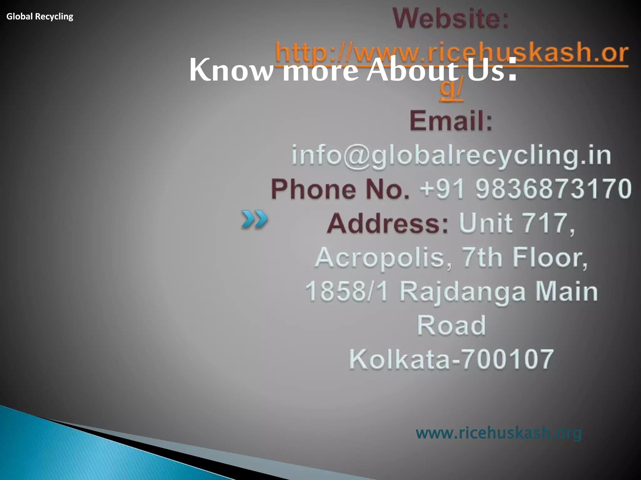 Use of Rice Husk Ash in Concrete | PPTX | Chemistry | Science