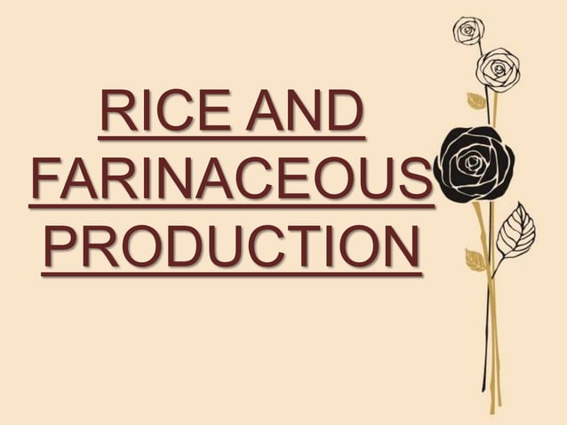 rice and farinaceous. PENYEDIAAN DAN PEBUATAN MAKANAN | PPT
