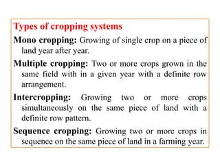Rice based cropping system | PPTX