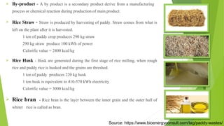 Rice by product | PPT