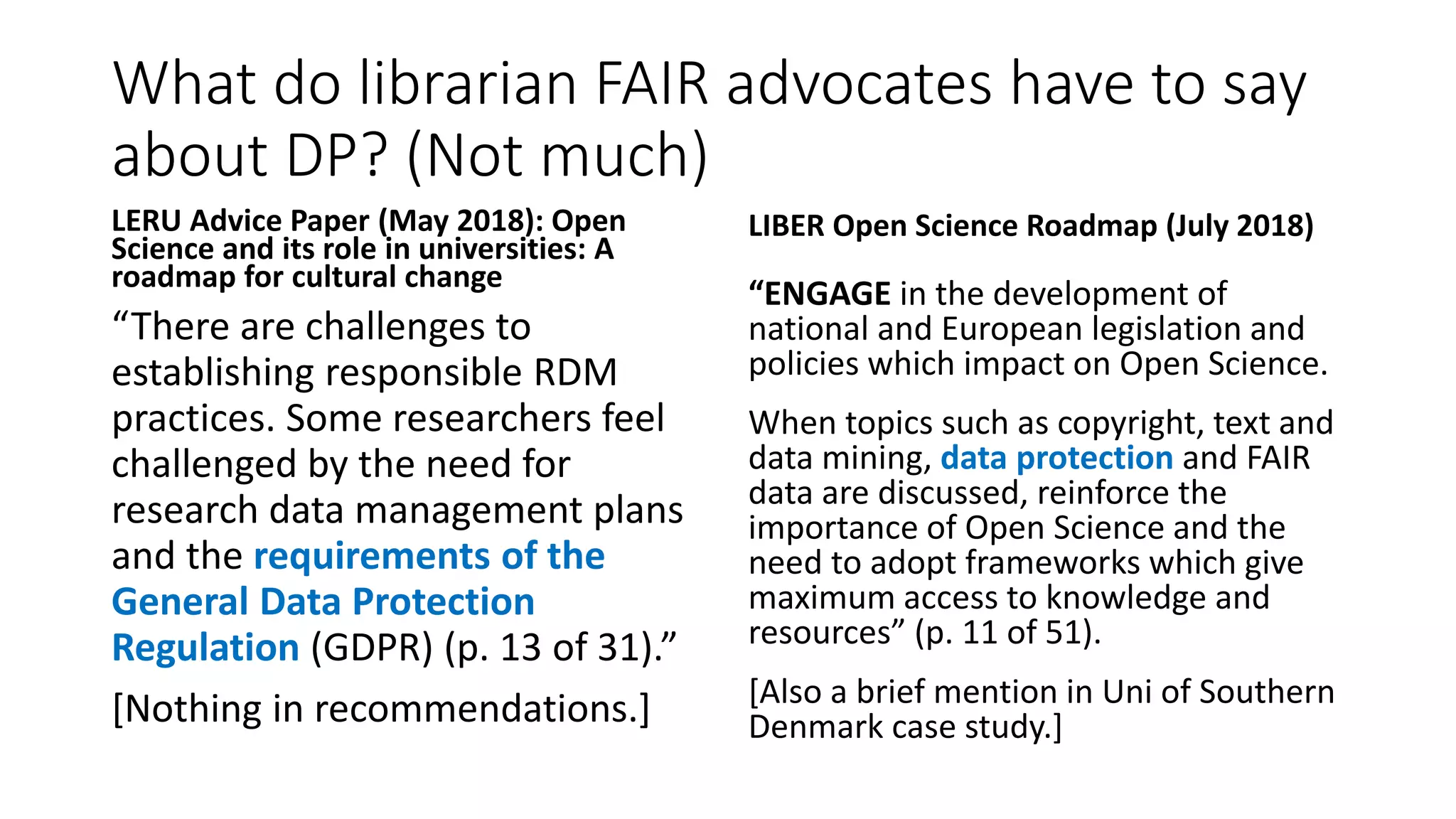 FAIR vs GDPR: which will win? | PPTX