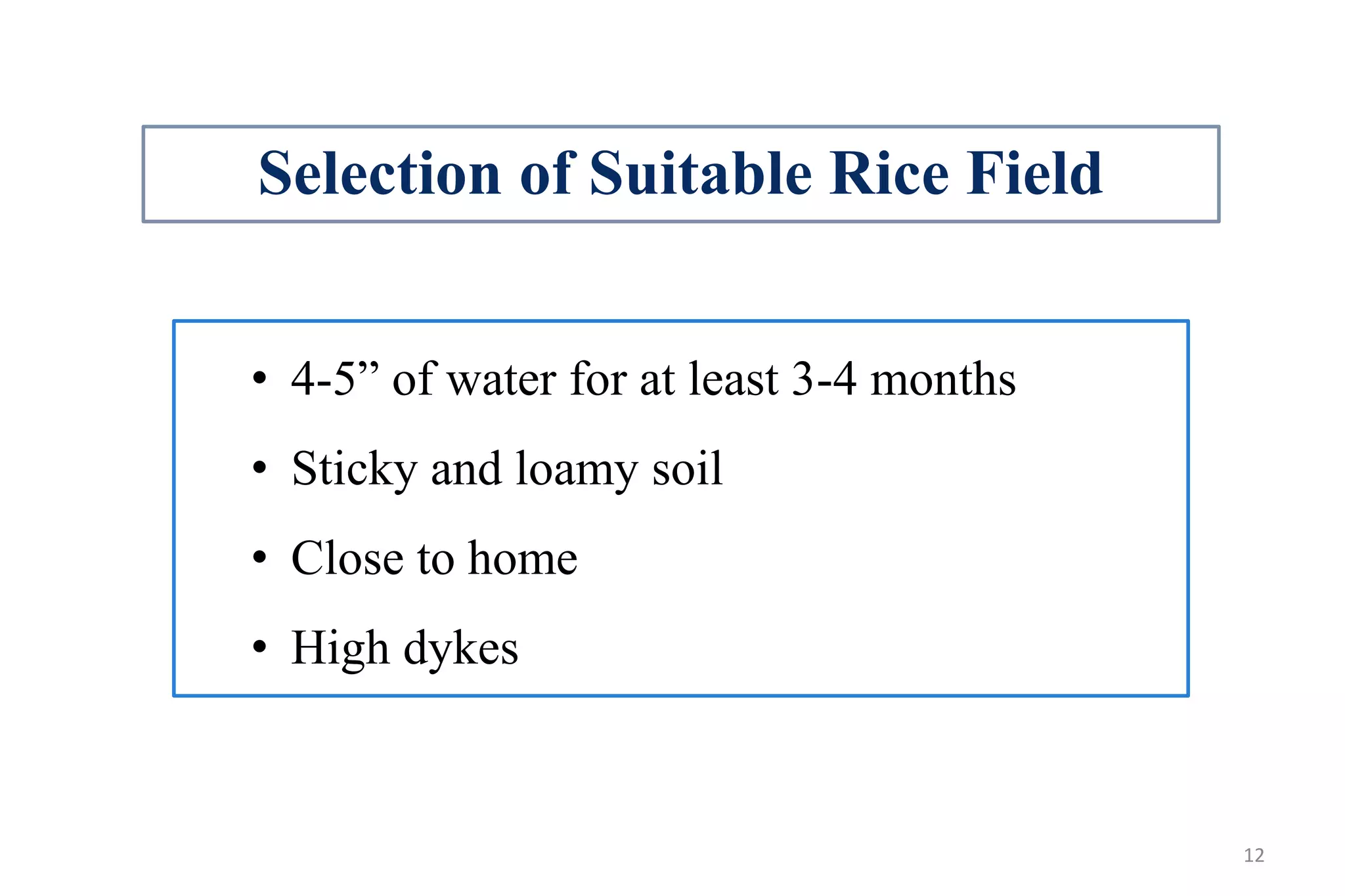 Rice fish integrated farming presentation | PPTX