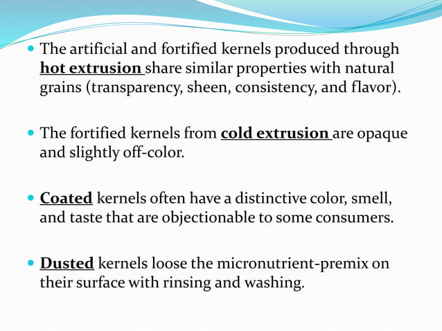 Rice fortification | PPTX