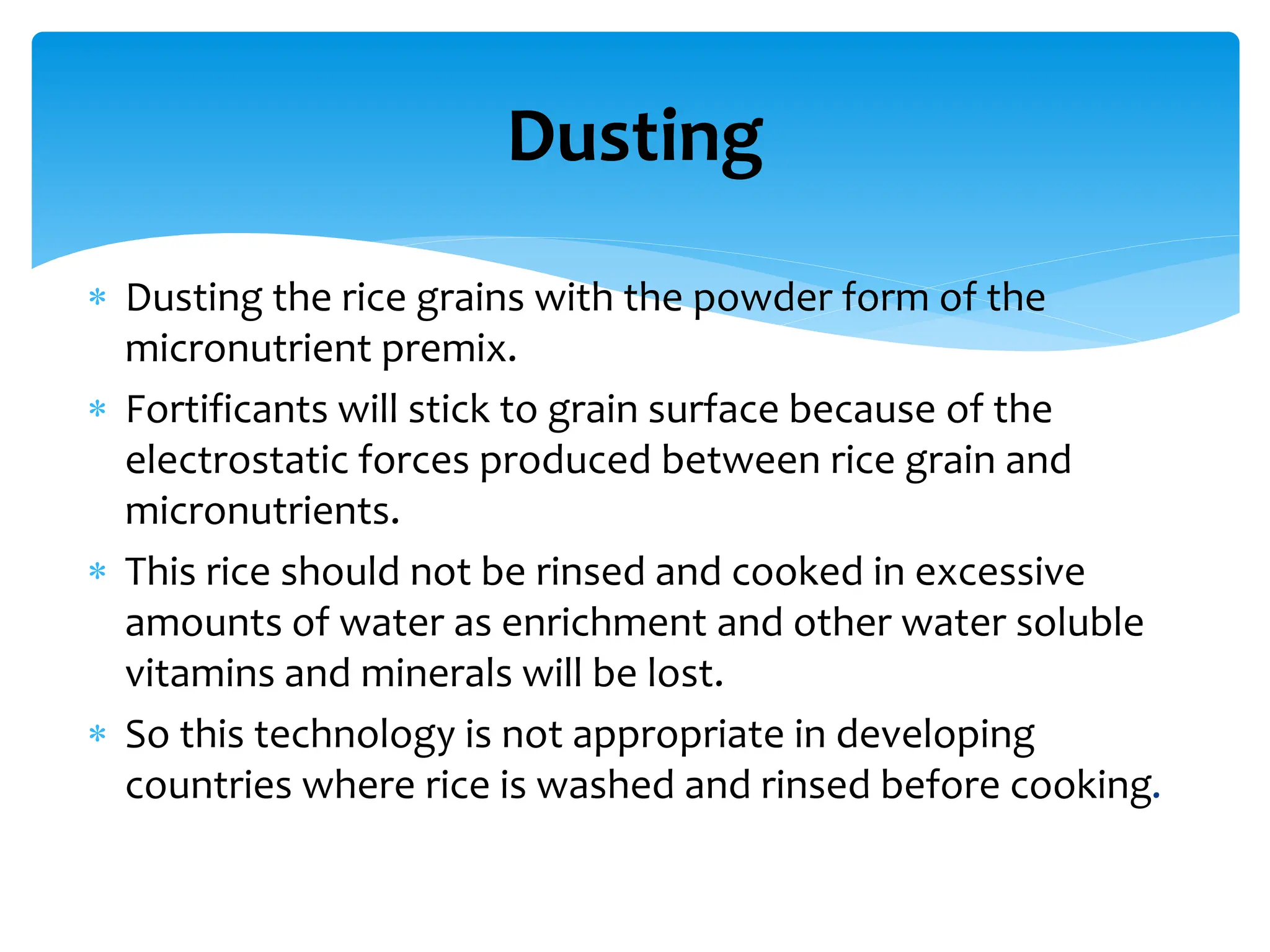 rice fortification : how it is done and methods of fortifying rice.pptx