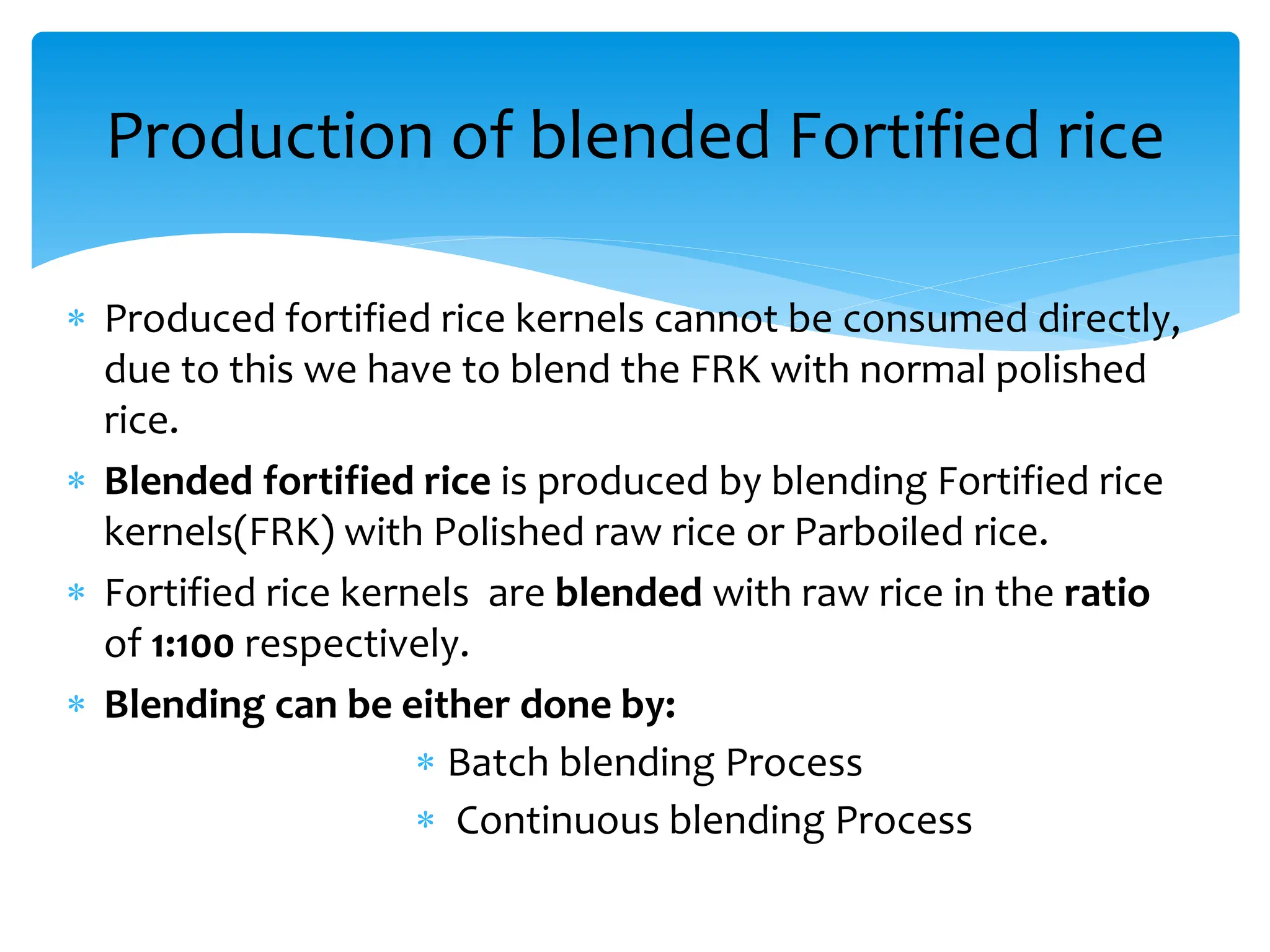 rice fortification : how it is done and methods of fortifying rice.pptx