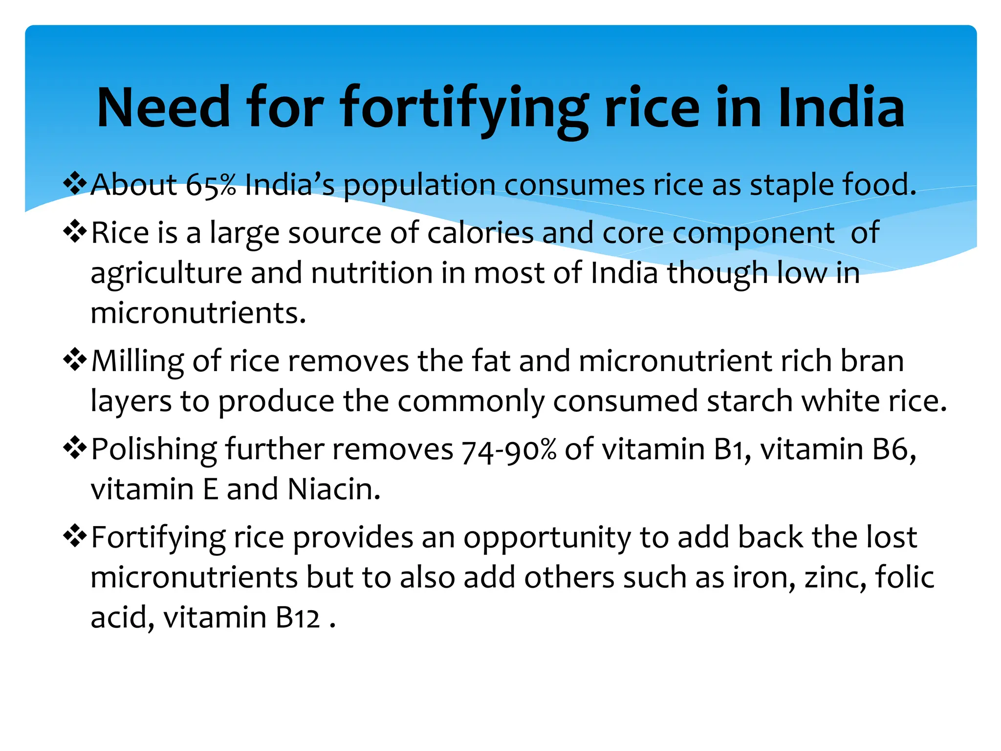 rice fortification : how it is done and methods of fortifying rice.pptx