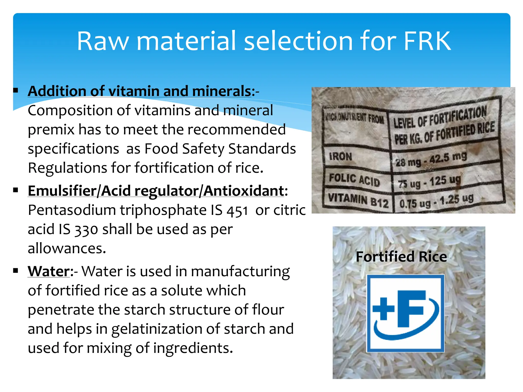 rice fortification : how it is done and methods of fortifying rice.pptx