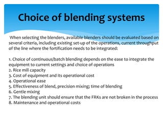 rice fortification : how it is done and methods of fortifying rice.pptx