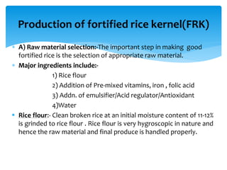 rice fortification : how it is done and methods of fortifying rice.pptx