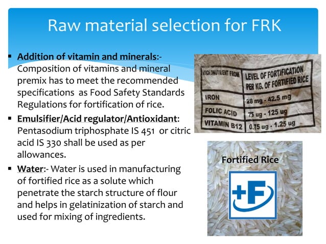 rice fortification : how it is done and methods of fortifying rice.pptx ...
