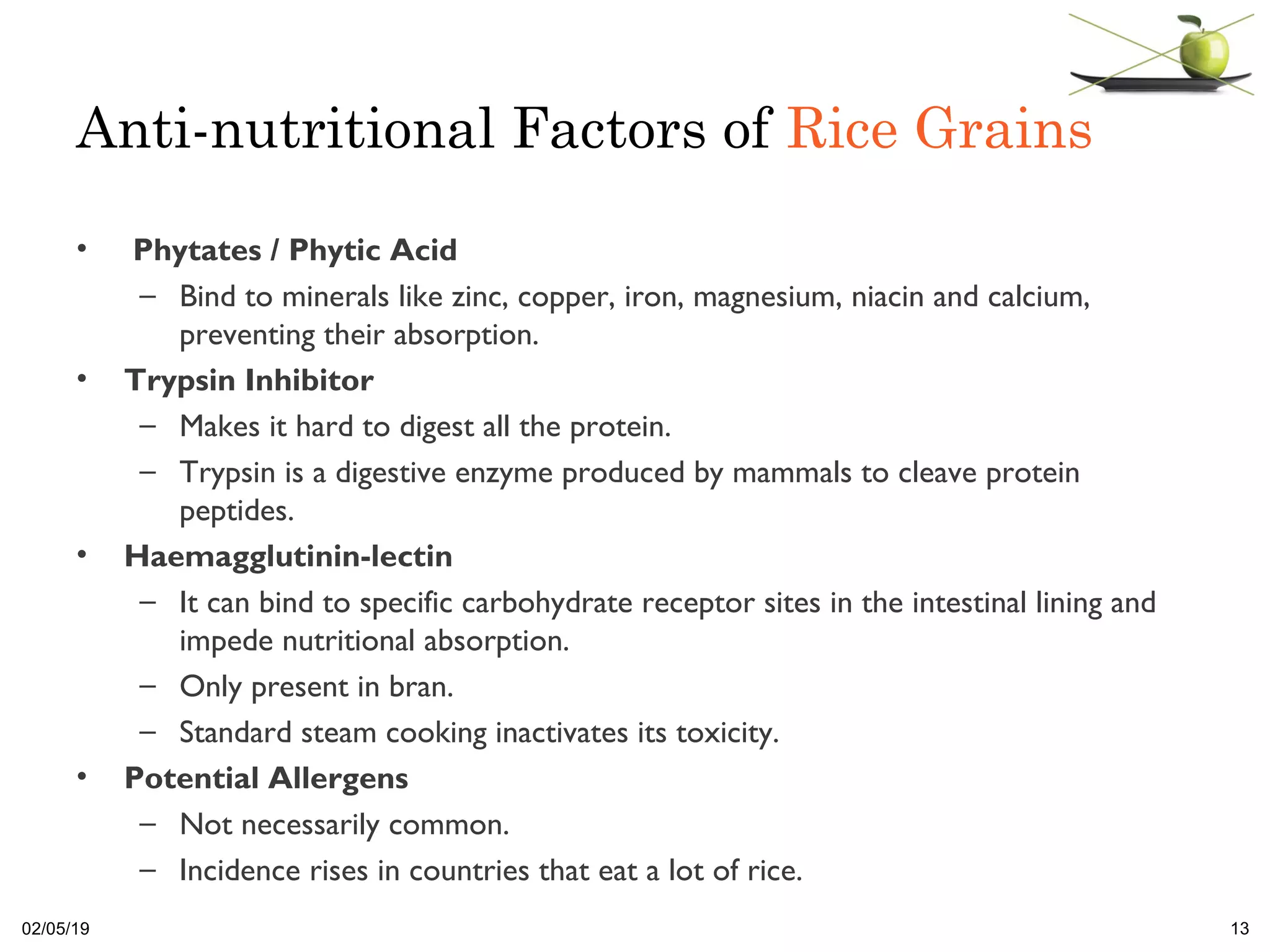 Rice grains, rice tips, rice bran & rice polish in animal nutrition | PPT