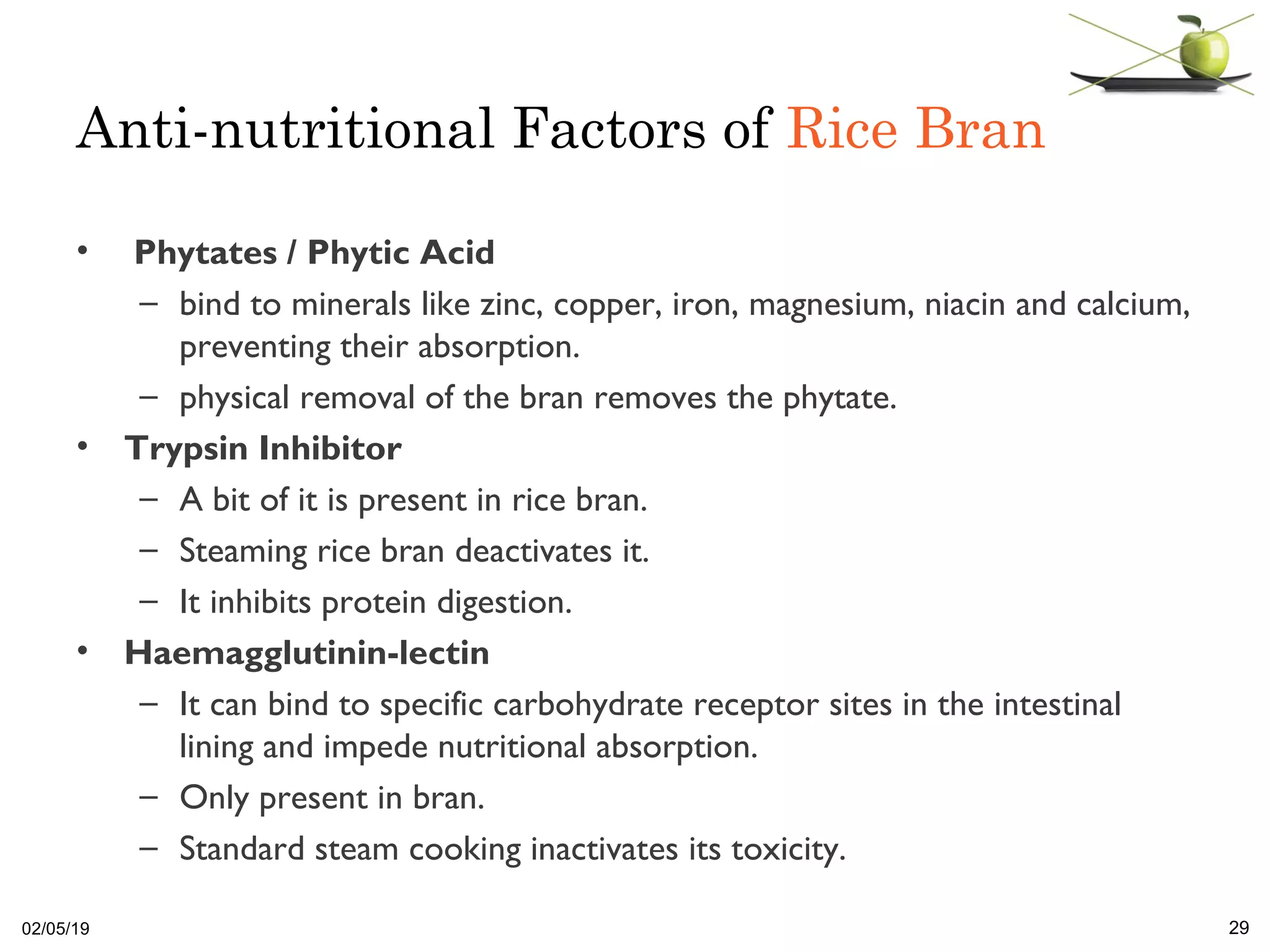 Rice grains, rice tips, rice bran & rice polish in animal nutrition | PPT