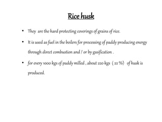 Rice husk ash | PPTX