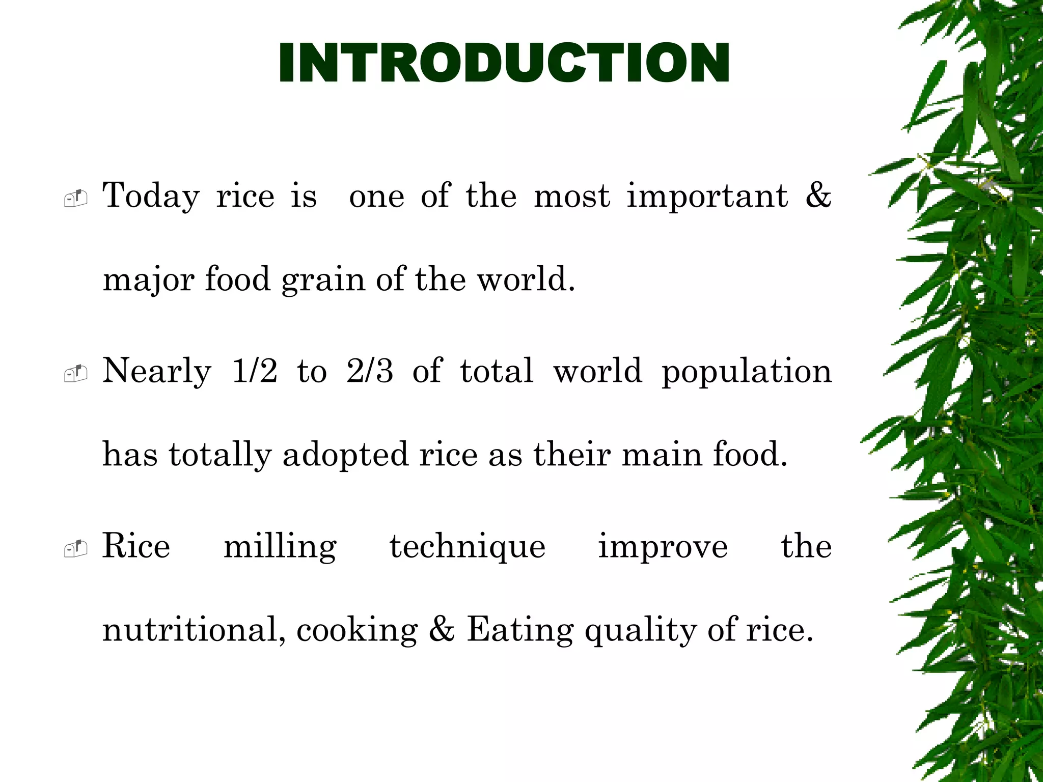 Rice mill PPT by om | PDF