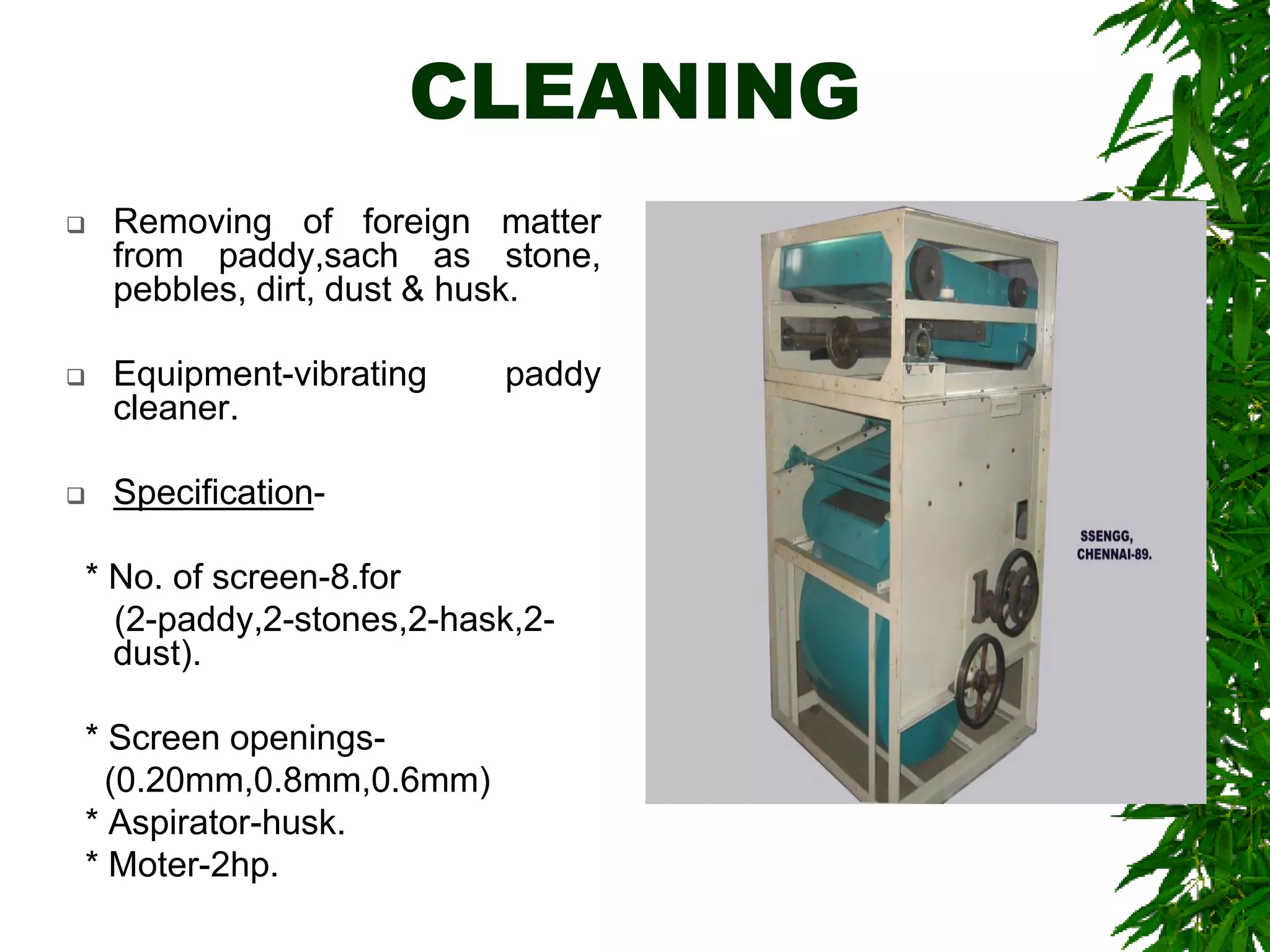 Rice mill PPT by om | PDF