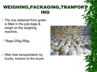 Rice mill PPT by om | PDF