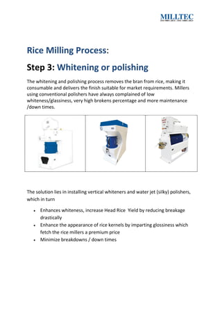 Rice milling | PDF