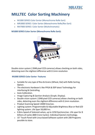 Rice milling machines | PDF