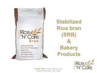 Rice ncare presentation , kg, bakery | PPSX