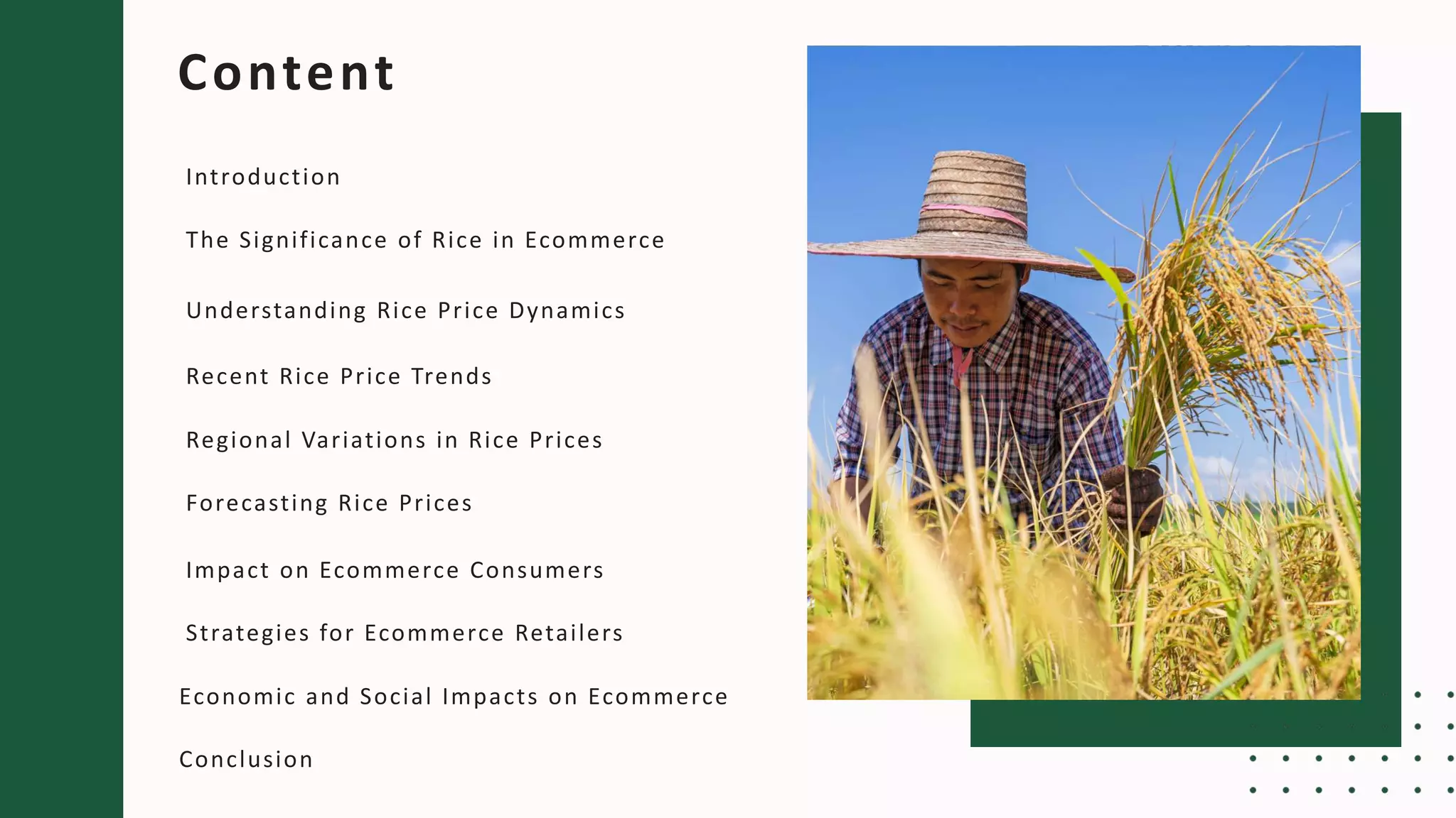 Rice Price Analysis For Ecommerce Success | PPT