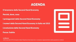 Second Hand Economy 2016 | PPT