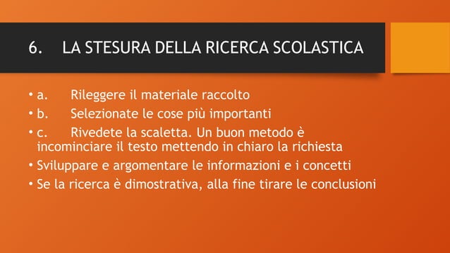 Come condurre una ricerca scolastica.pptx