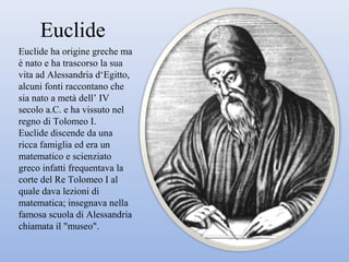 Ricerca sulla geometria euclidea | PPT
