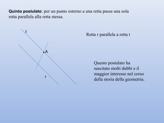 Ricerca sulla geometria euclidea | PPT