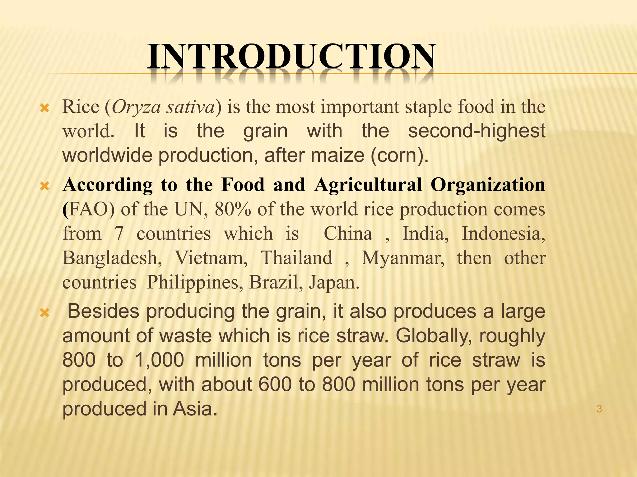 Rice straw composting | PPTX