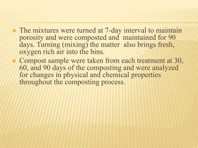 Rice straw composting | PPTX | Agriculture | Industries