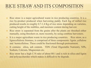 Rice straw composting | PPTX
