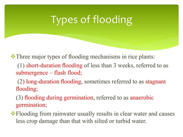 submergence tolerance in rice - sub 1 | PPTX | Genetics | Science