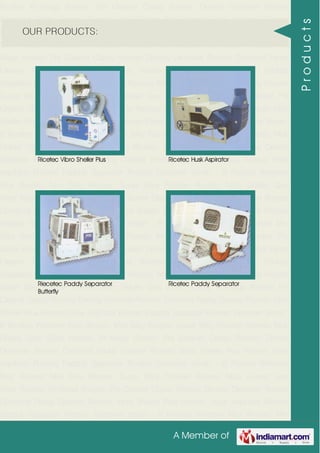 Ricetec machinery-private-limited | PDF