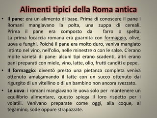 Ricette della civiltà romana | PPTX