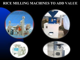 Improving Rice value chain through efficient milling of rice in ...