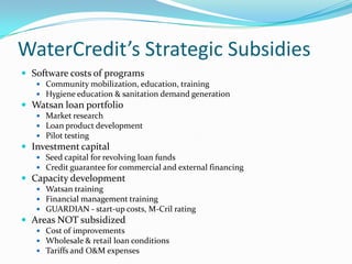 Water credit initiative in India_Richard Thornston (water.org)_ 2013) | PPT