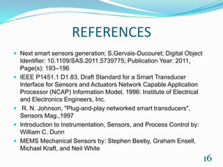 next generation smart sensor | PPTX