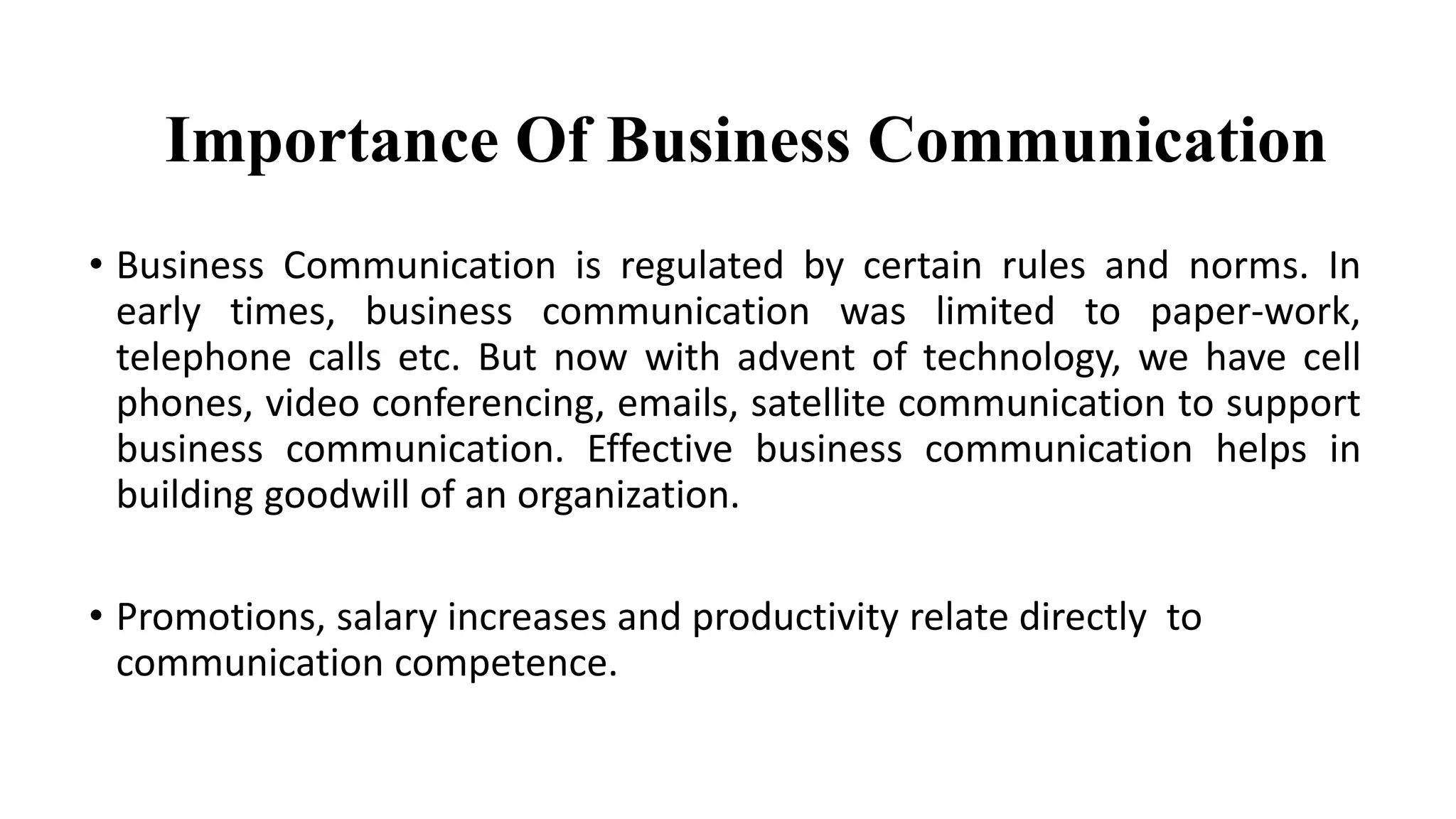 BUSINESS COMMUNICATION ppt | PPT