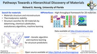 Pathways Towards a Hierarchical Discovery of Materials | PDF ...