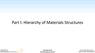 Pathways Towards a Hierarchical Discovery of Materials | PDF ...