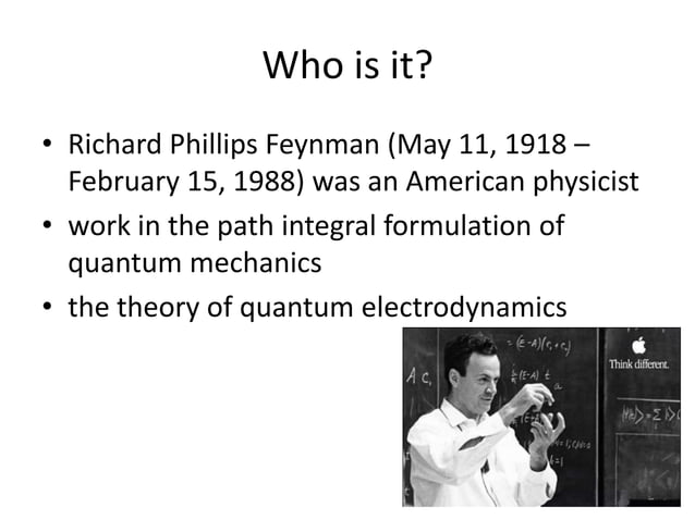 Richard Feynman | PPTX