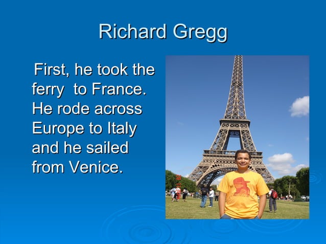 Richard Gregg | PPT