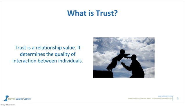 Richard Barrett Building A Culture of Trust Trust Conference | PDF ...