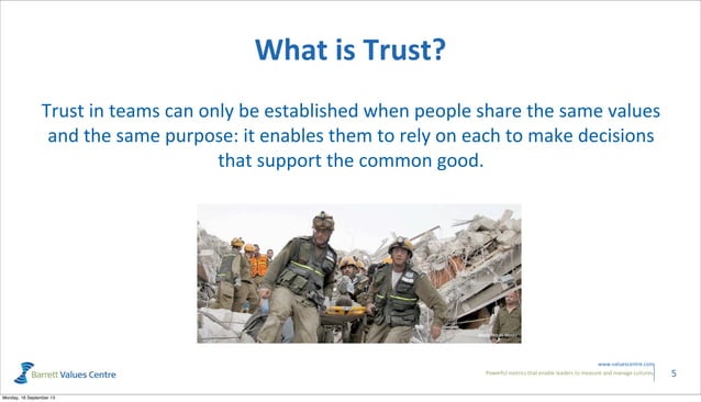 Richard Barrett Building A Culture of Trust Trust Conference | PDF ...