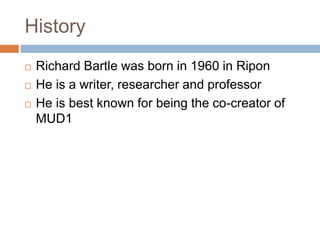 Richard bartle theory | PPTX