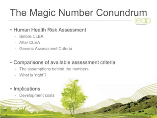 The ‘Magic Number’ Conundrum - Joint presentation | PPT
