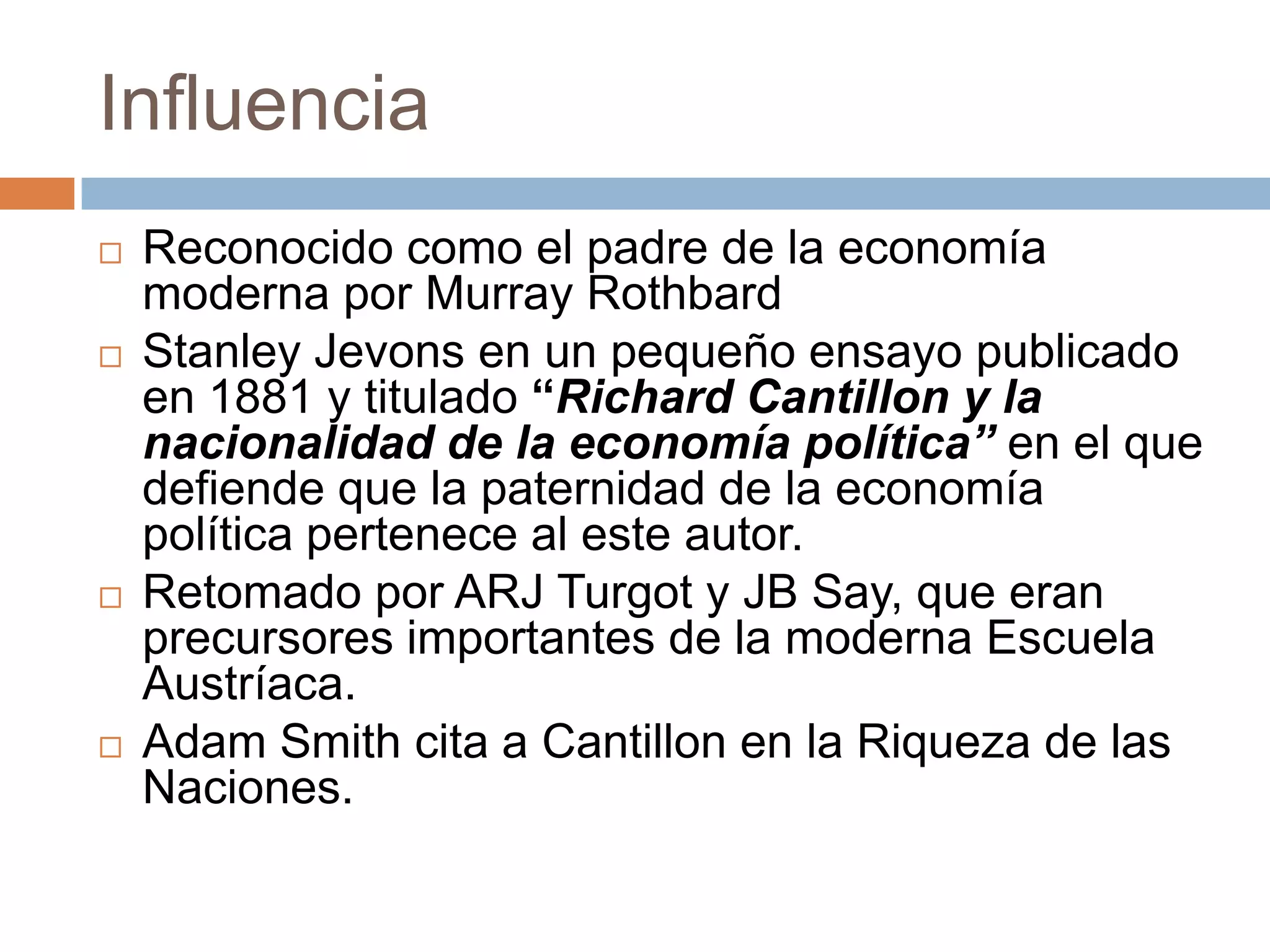Richard cantillon | PPTX