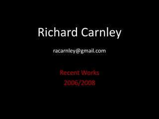 Richard Carnley Art2 | PDF