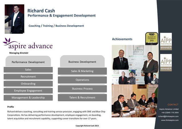 Richard cash cv summary | PDF