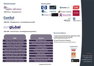 Richard cash cv summary | PDF
